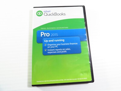 INTUIT QUICKBOOKS PRO 2015 DESKTOP FOR WINDOWS FULL USA DVD =PERMANENT ...