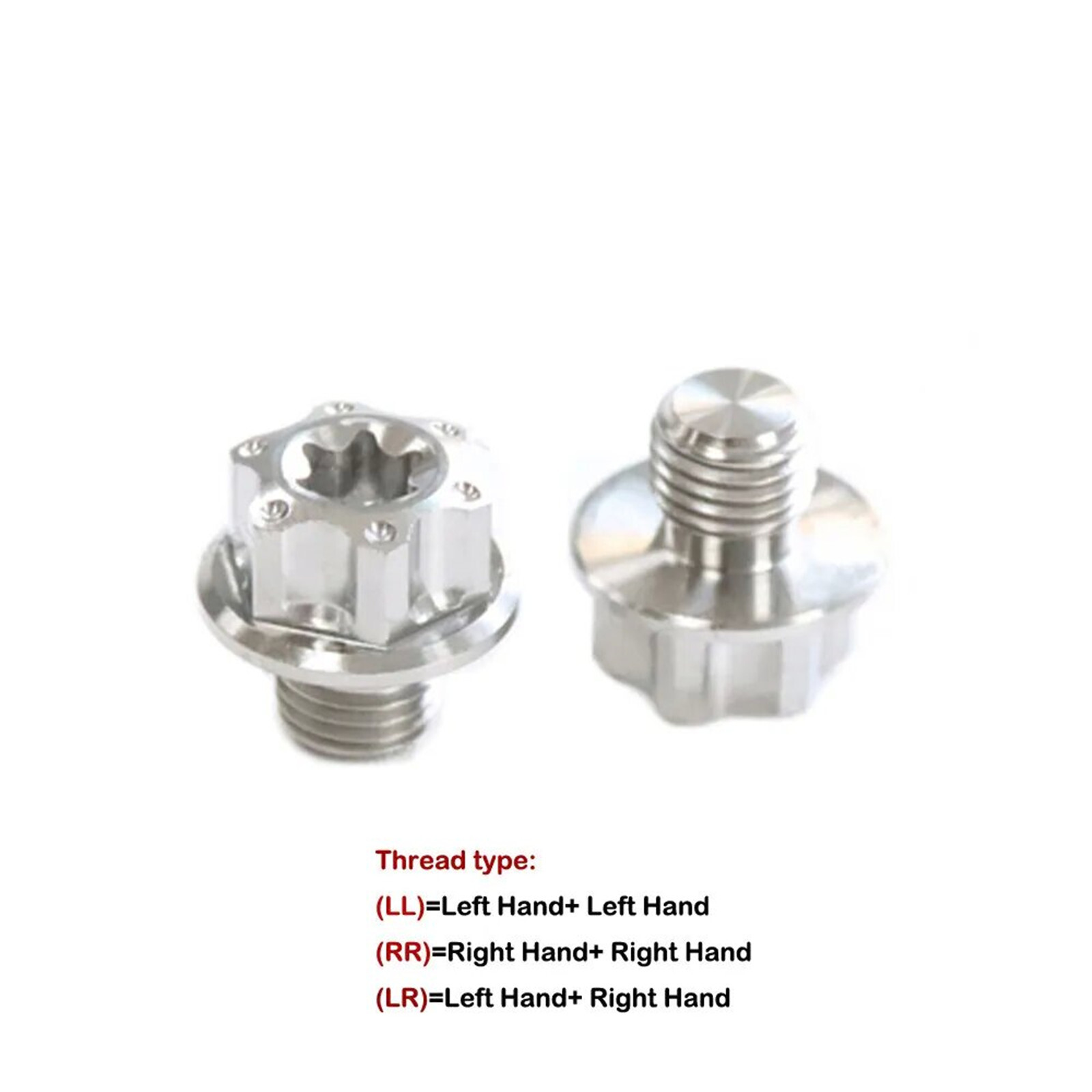 Motorcycle Rearview Side Mirror Hole Plugs Screws M10x10mmx1.25p ...