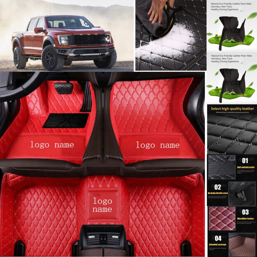 For Ford F150 Car Floor Mats Luxury Waterproof Carpets Liners Interior ...