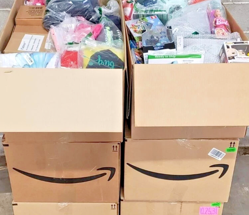 10 pound AMAZON Liquidation lot -Boxed -General mixed Merchandise - lot ...
