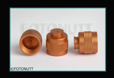 3 Paintball HPA/CO2 Tank Thread Protector Cap Thread Savers ORANGE ...