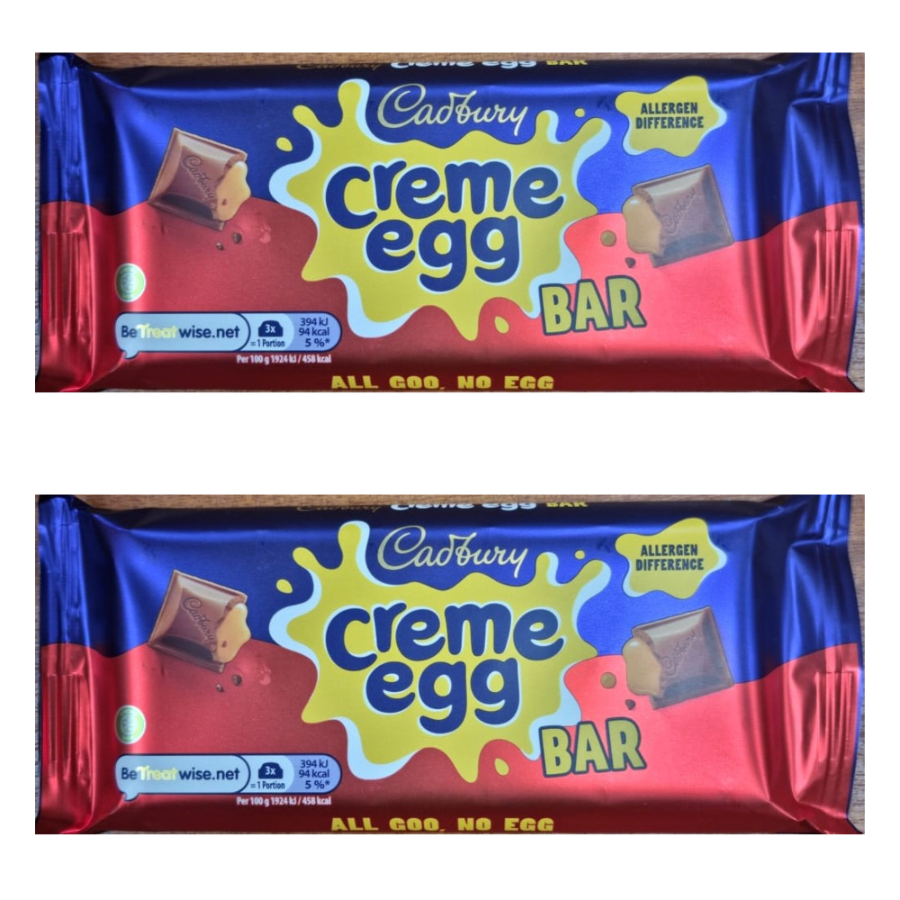 Cadbury Creme Egg Bar (123g) - Pack Of 2 B.B.E 31/07/2025 | UK Free ...