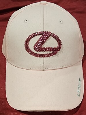 NEW LEXUS Bling 3D Logo Hat Cap Made With Swarovski Crystals Pink ...