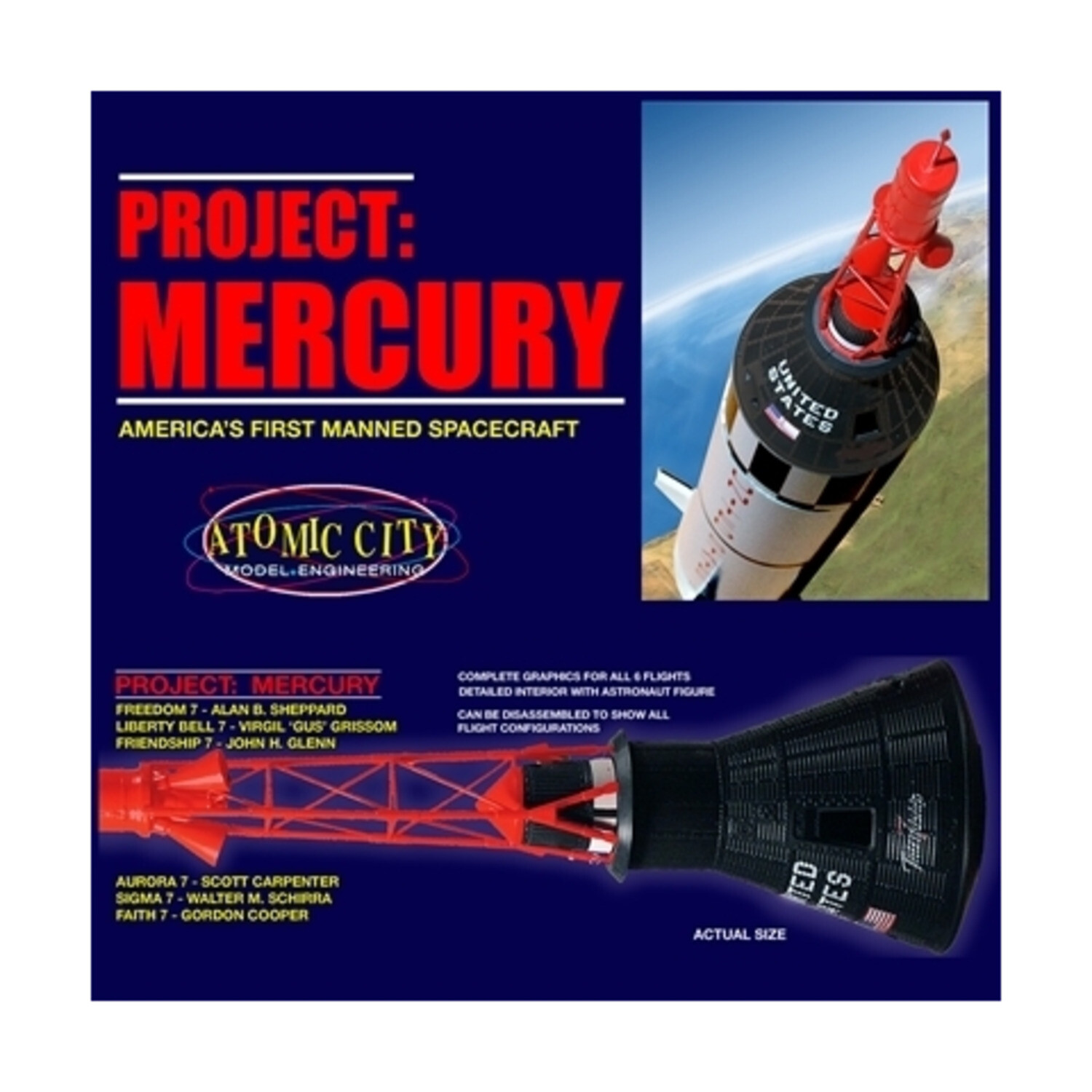 Model Rectif model Kit Project Mercury (MRC-Atomic City) (1/12 Scale ...