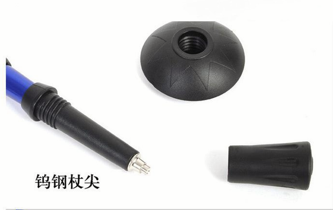 US Trekking Sticks Walking Hiking Poles Adjustable Folding Anti-Shock ...