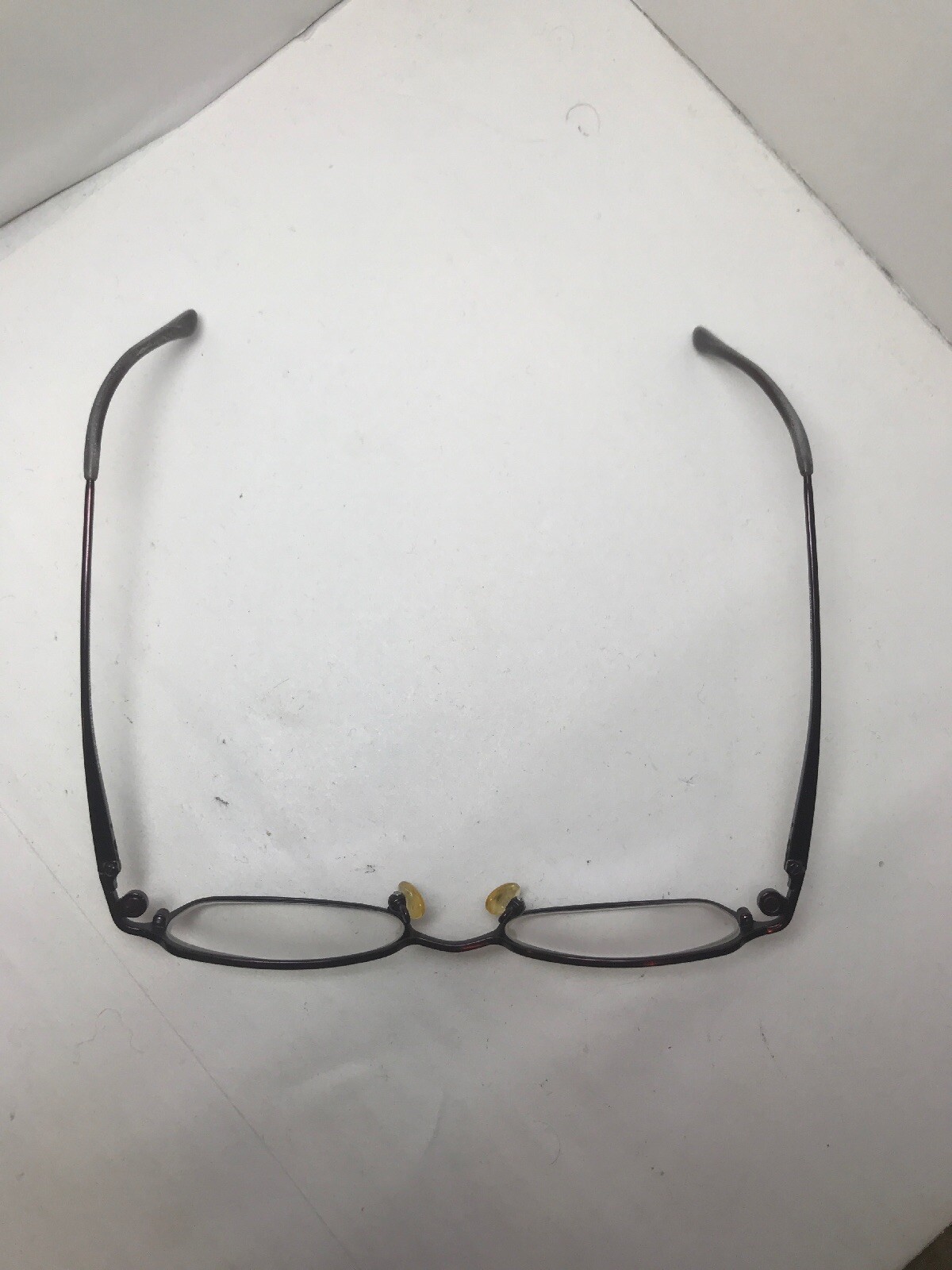 Easy Clip Eyeglasses FRAMES ONLY Napoleon 9046 Titanium Burgundy 48[]18 ...