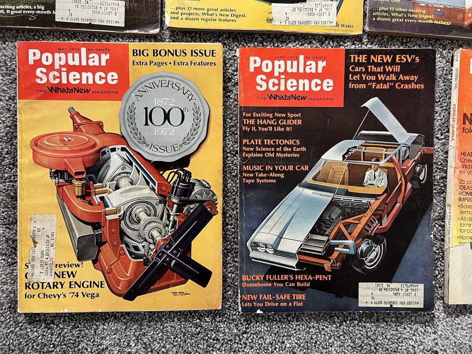 Vintage POPULAR SCIENCE Magazines 1970-1976 Lot of 23 Issues | eBay