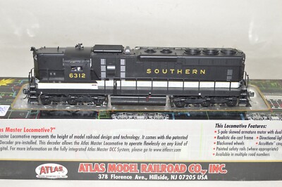 HO scale locomotive train Atlas China Master Southern RY EMD SD24 6312 ...