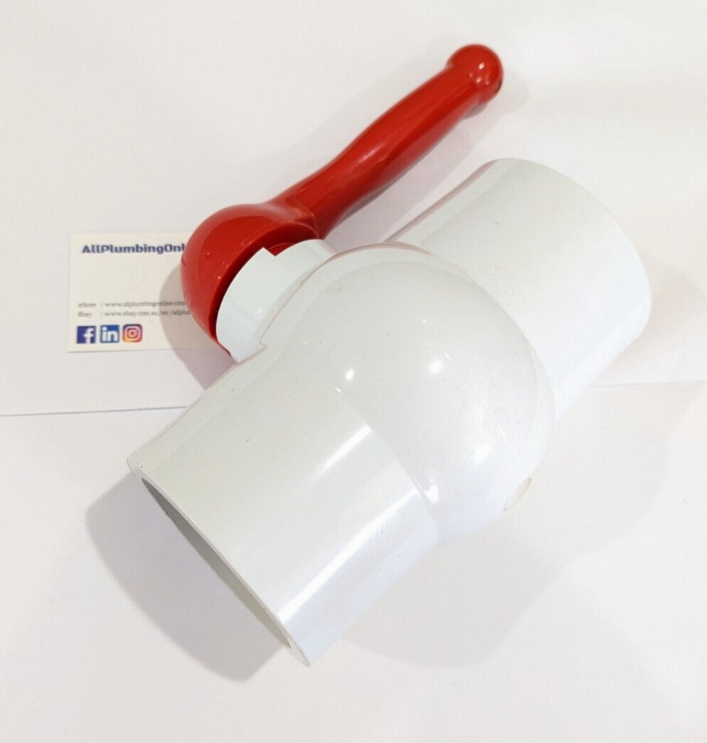 AW PVCBVS65 General Purpose 65mm Female Slip On Solvent Weld PVC Ball ...