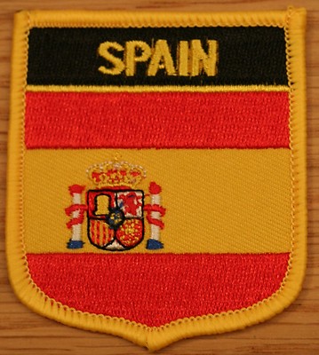 SPAIN Spanish Shield Country Flag Embroidered PATCH Badge P1 | eBay UK