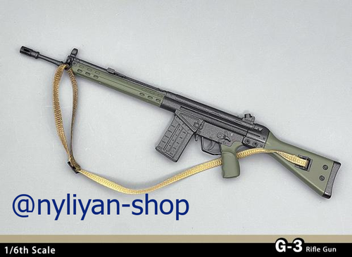 1/6 Weapon Model Male G3 Assault Rifle Gun Fit 12''Action Figure Model ...