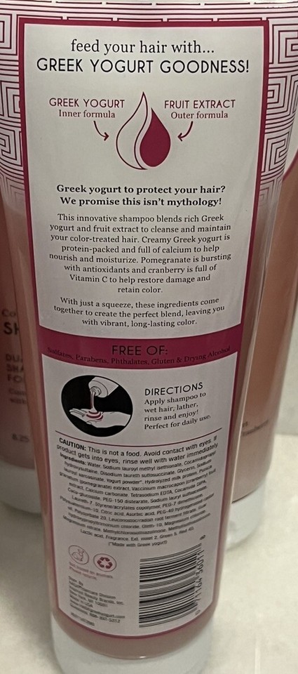 7 Hask Greek Yogurt Color Protection Shampoo 8.25 oz | eBay