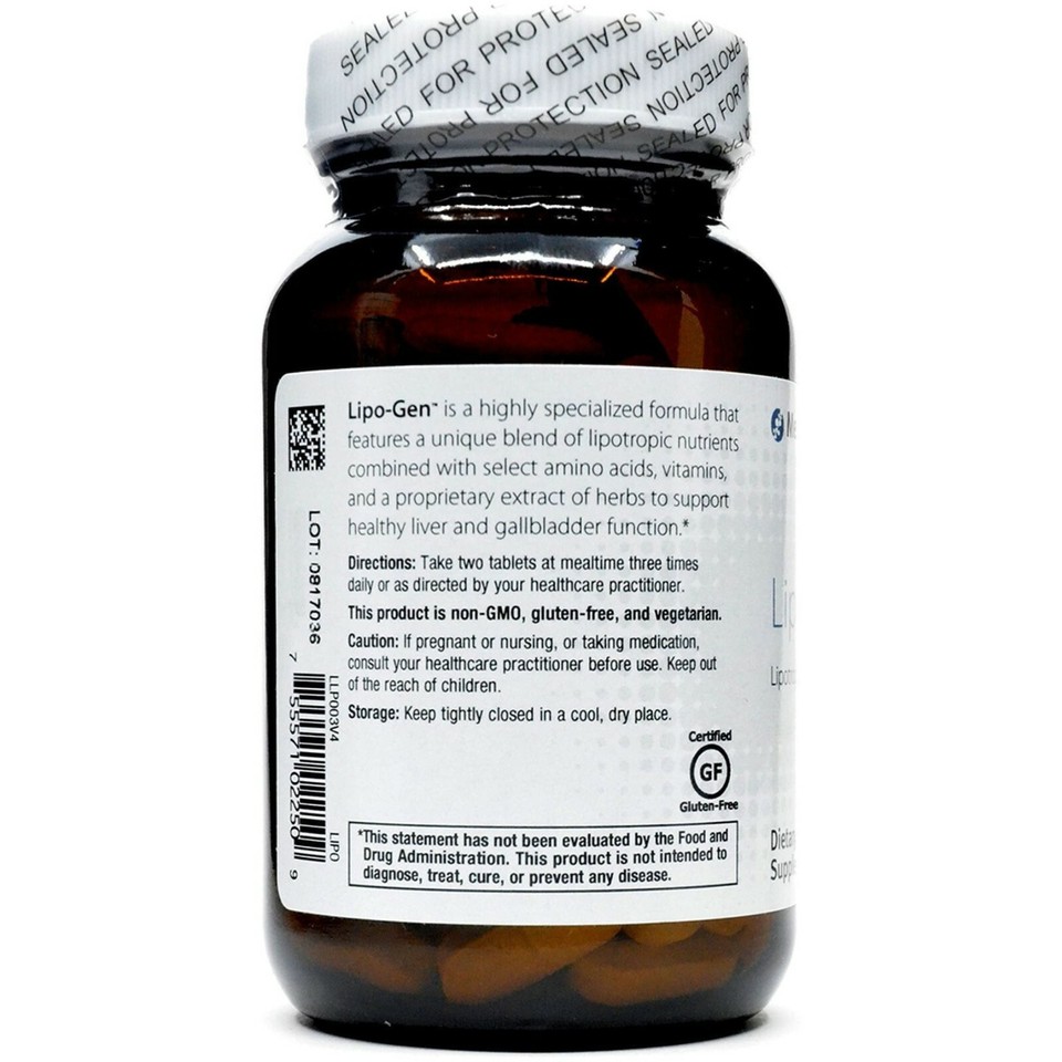 Metagenics Lipo-Gen 90 Tablets 755571022509 | eBay