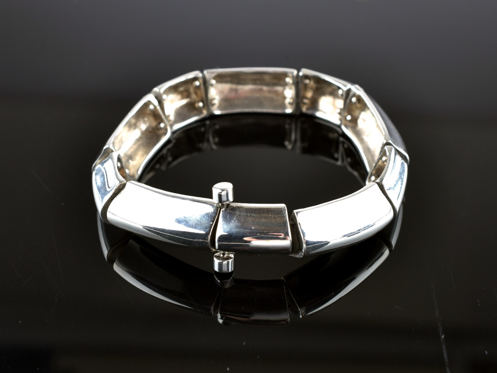 *RLM STUDIO 925 Sterling Silver Chunky Modernist Brac… - Gem