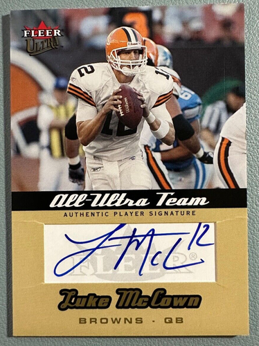 LUKE MCCOWN 2005 Fleer Ultra All-Ultra Team Autograph Gold 06/64 | eBay