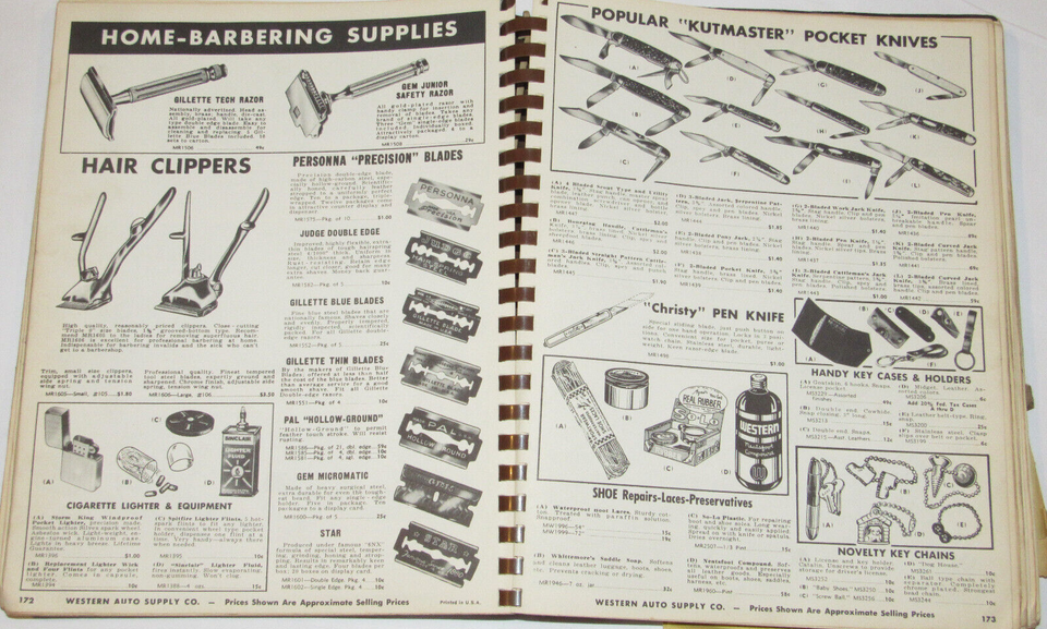 VTG 1949 WESTERN AUTO F&W CATALOG! BIKES/APPLIANES/RIFLES/FISHING ...