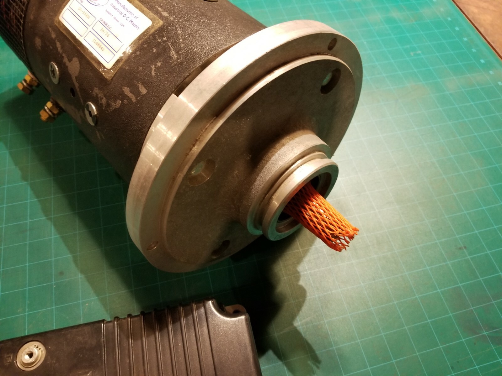 WEMOCO 24/36 Volt Traction Motor 00-95206 with used Curtis 1244-4427 | eBay