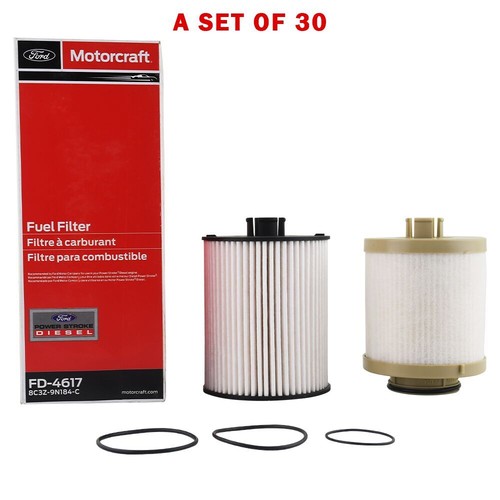 Set of 30 FD4617 Motorcraft Fuel Filter for Ford F350 F450 SD 6.4L 8C3Z ...