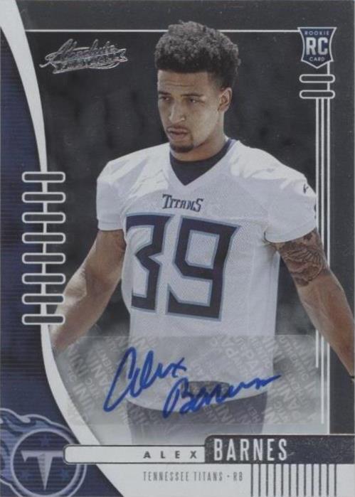 2019 Panini Absolute - Rookie Alex Barnes #193 Signatures (AU, RC) for ...