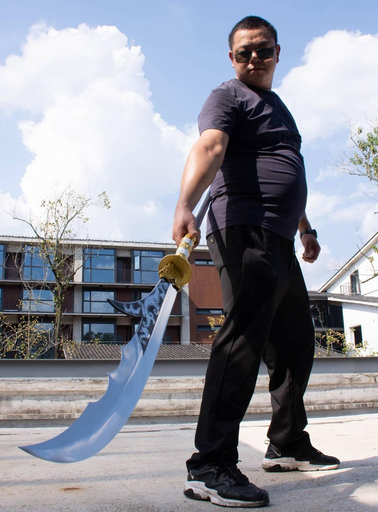 Chinese KUNGFU Da Dao Glaive Broadsword Sword Stainless Steel Sharp ...