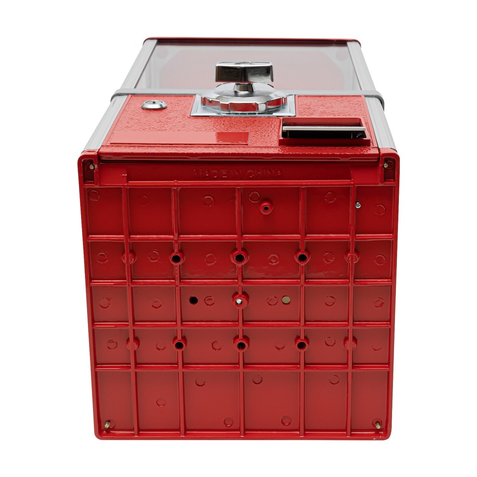 Red Candy Vending Machine Gumball Vending Device Machine with 4 * Keys ...