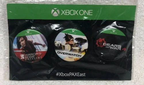 Xbox One Pax East Pins Overwatch Gears NEW | eBay