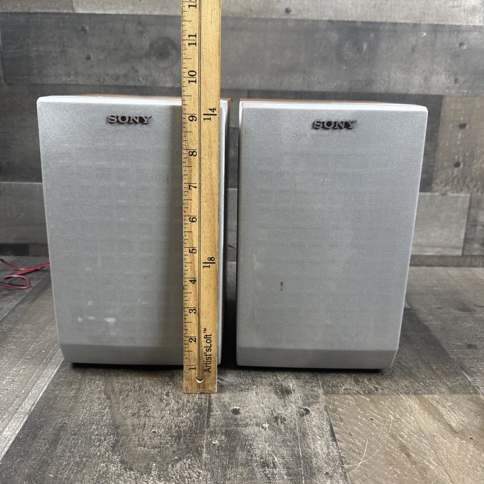 Sony Bookshelf Stereo System Speakers Model SS-CEP303 Pair Tested ...