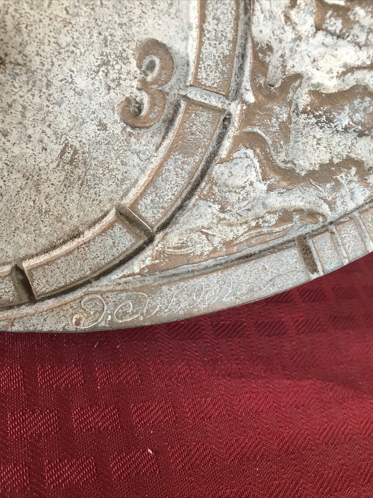 SPRINGFIELD OUTDOOR THERMOMETER / CLOCK, DIE CAST METAL | eBay