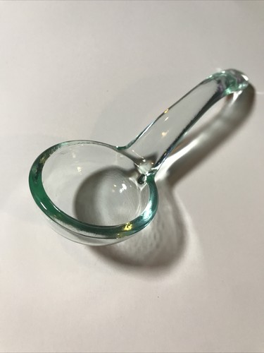 Vintage Green Uranium Glass Small Ladle Mayonnaise Spoon MCM Retro | eBay