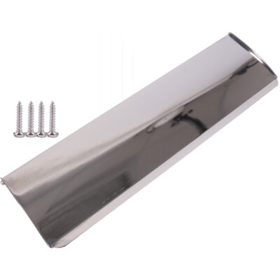 LETTER BOX FLAP Internal Front Door Letterbox Post Cover Plate CHROME ...