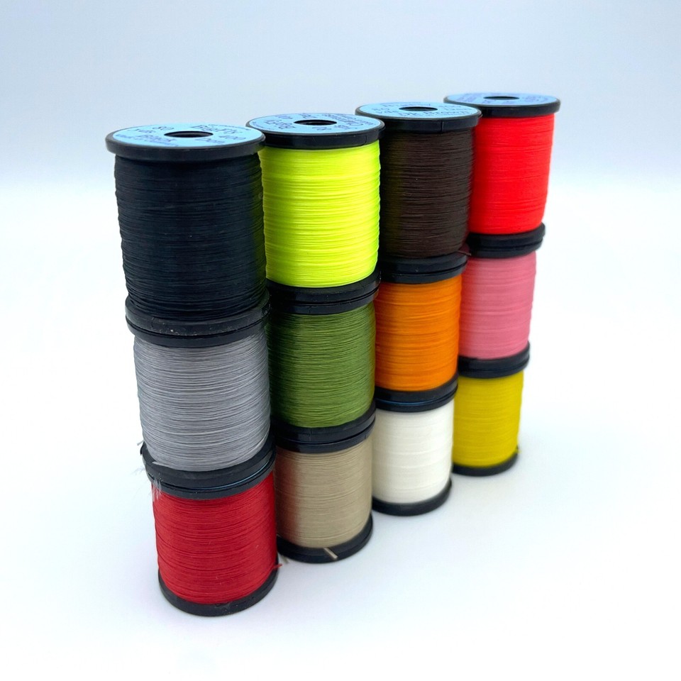 UNI BIG FLY THREAD - Fly Tying Saltwater Pike Bass Jig Strong - 80 Yd ...