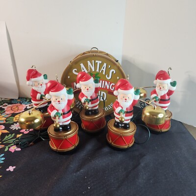 Mr. Christmas Santa's Marching Band Animated Bell Ringers Musical ...