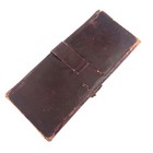 Antique Victorian Railroad Wallet Ticket Stamps Holder Brown Leather ...