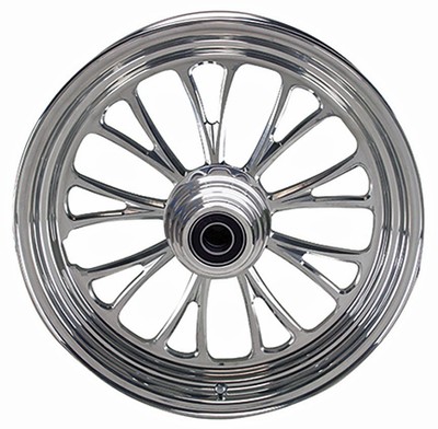 MANHATTAN FRONT BILLET WHEEL 16 X 3.5 w/ABS HARLEY 07-15 SOFTAIL FLSTN ...