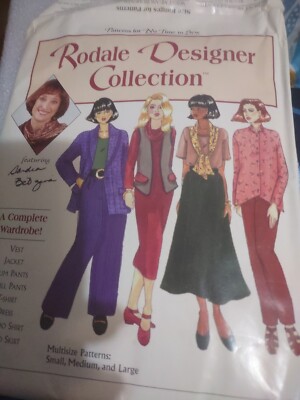 Sandra Betzina Rodale Designer Collection Misses Wardrobe Pattern Sz S ...