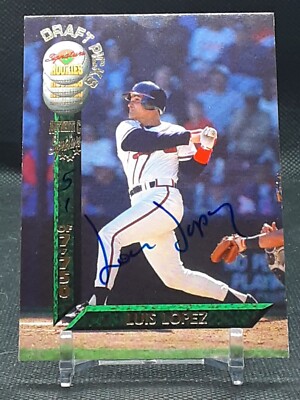 LUIS LOPEZ 1994 SIGNATURE ROOKIES AUTO #51/7750 PADRES METS | eBay