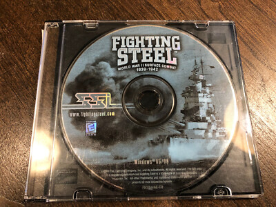 FIGHTING STEEL : 1939-1942 (PC, 1999) Windows 95/98 SSI Video Game, CD ...