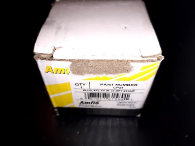 Amflo CP21 1/4"X1/4" MNPT STEEL PLUG (I/M STYLE) (BOX Of 10) 1/4 - New ...