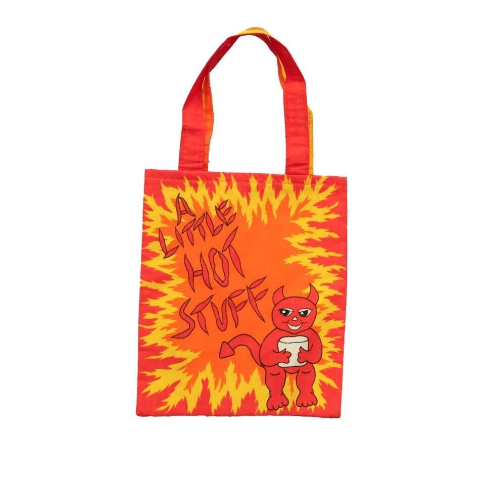 Devil Little Hot Stuff Bag Beautiful Vintage Fire Flames and Devil ...
