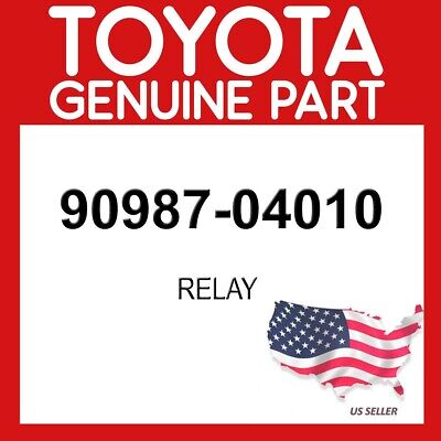 Toyota Genuine 90987-04010 Relay 9098704010 OEM | eBay