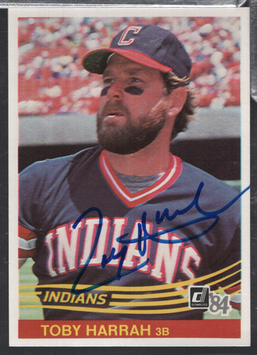 Toby Harrah Indians Autographed 1983 Donruss #251 w/COA 103023NPCD65 | eBay