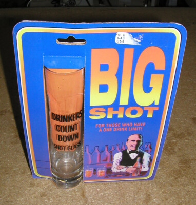 Big Shot shot glass For those who have a 1 drink limit! | eBay