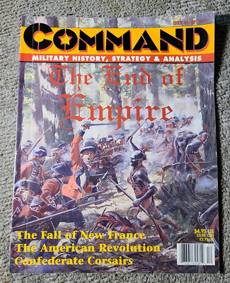 End of Empire French & Indian War American Revo. Command Magazine 1997 ...