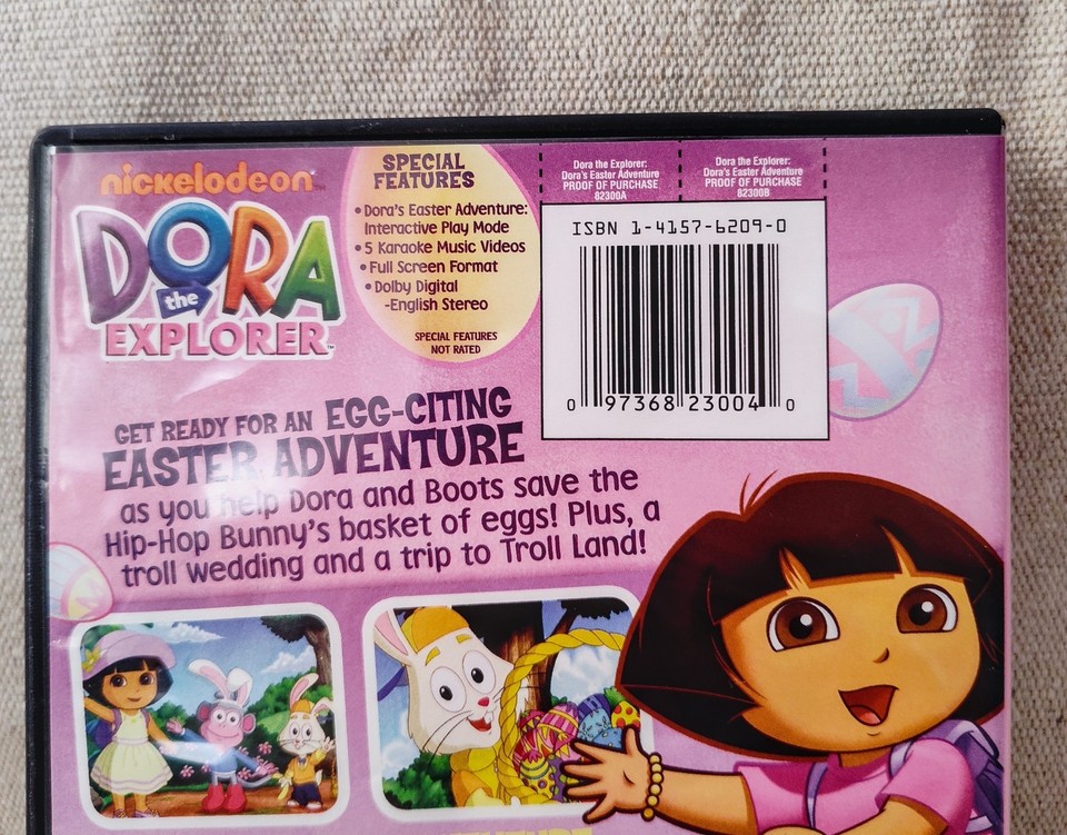 2 DVD Lot Dora's Easter Adventure & Diego Saves Christmas NickJr ...