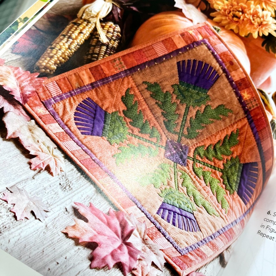 A Year of Flower Blocks by Jodi Warner, 12 Seasonal Mini Quilts, 2007 ...