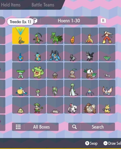 All Hoenn 87 Shiny Pokemon Bundle New Gen 3 Pokémon Pokedex Scarlet ...