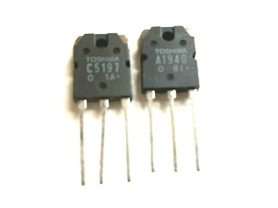1pair 2SA1940 + 2SC5197 A1940 C5197 Power Transis| FREE Shipping within ...