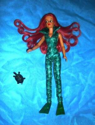 VTG 60s Ideal Super Queen MERA CUSTOM OOAK MERMAID DOLL Aquaman's GF ...