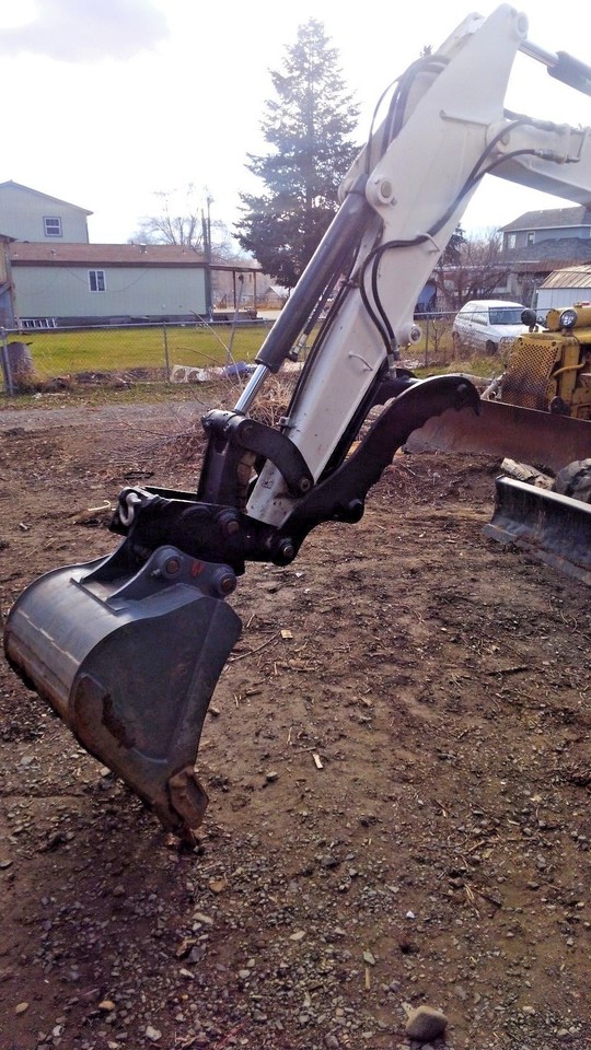 BOBCAT HYDRAULIC MINI EXCAVATOR THUMB PIN GRAPPLE CLAMP CLAW E42 E45 ...