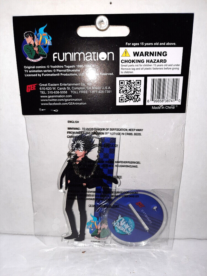 Yu Yu Hakusho - 25th Anniversary Hiei Acyrlic Keychain GE(New) | eBay